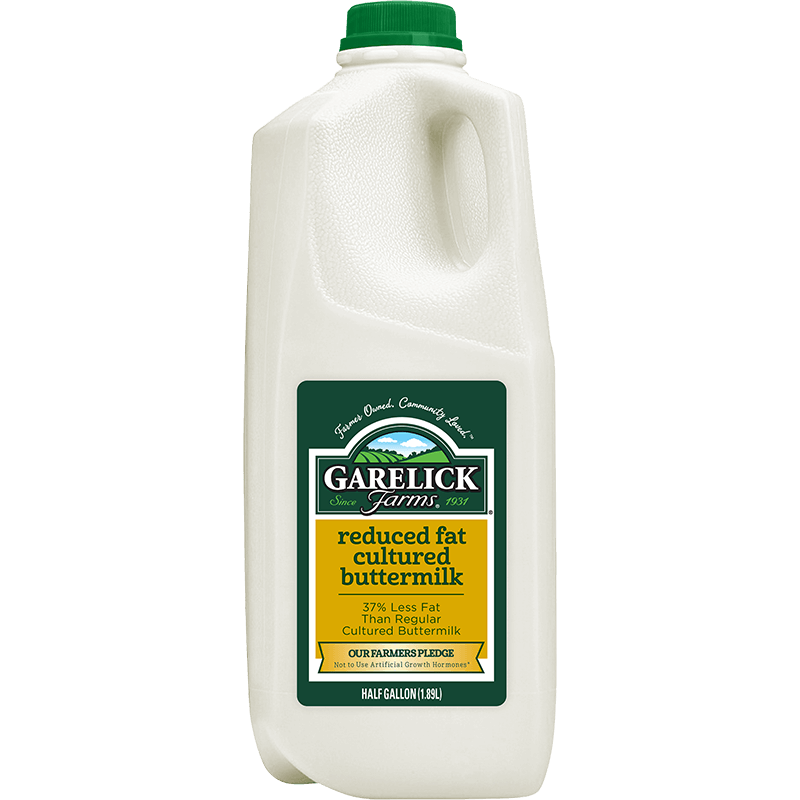 Reduced-Fat Buttermilk Plastic Half Gallon - Garelick Farms®